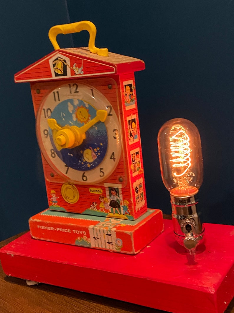 Fisher Price Learning Clock Table Lamp - Etsy