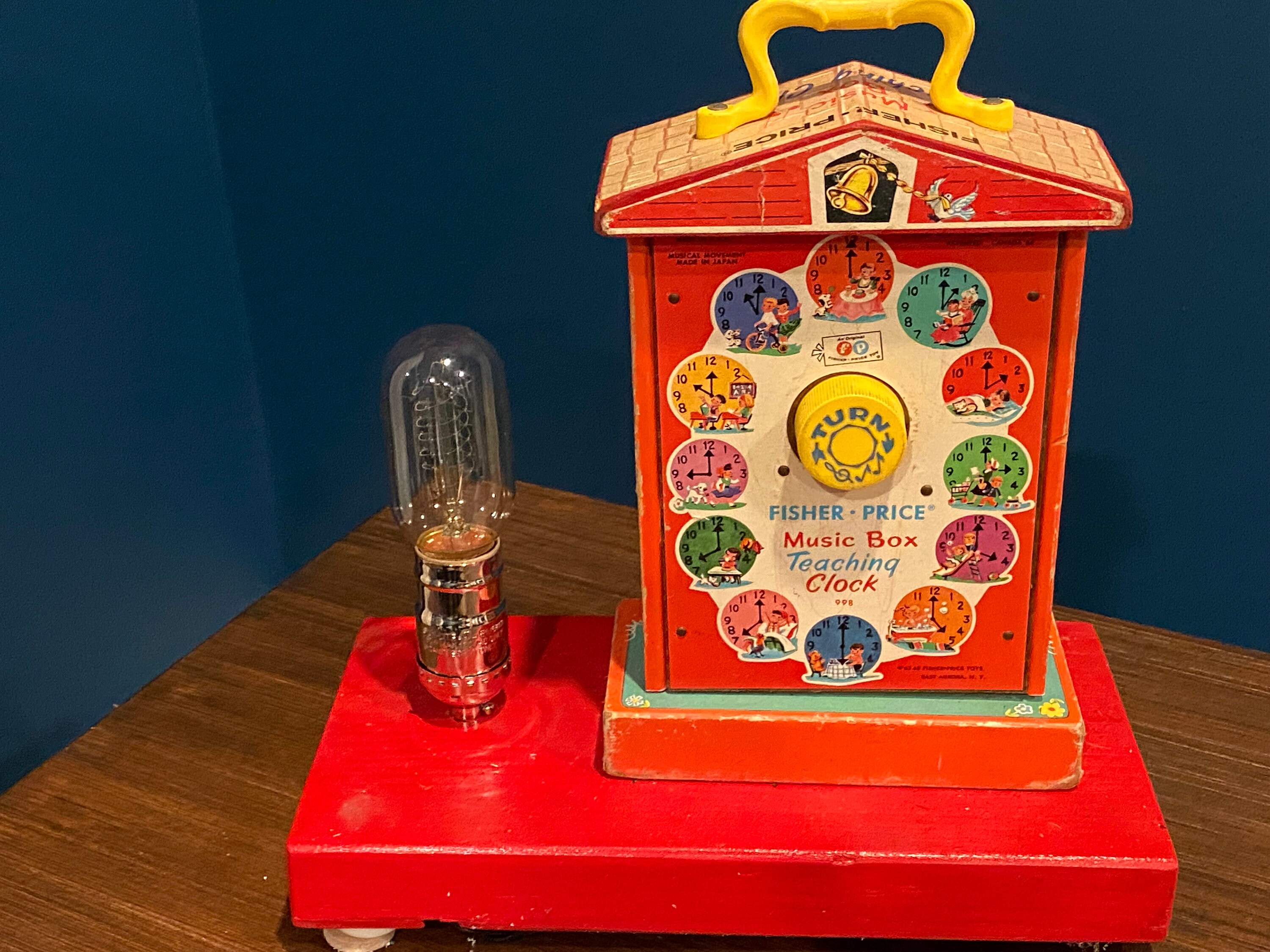 Fisher Price Learning Clock Table Lamp - Etsy