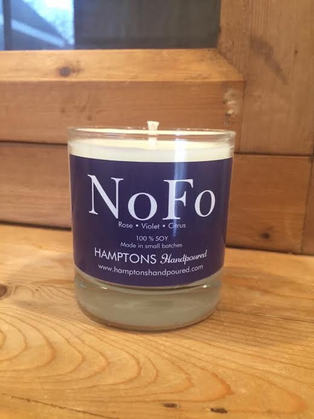 NOFO North Fork 8 Oz. Tumbler Rose Violet Citrus HAMPTONS Handpoured ...