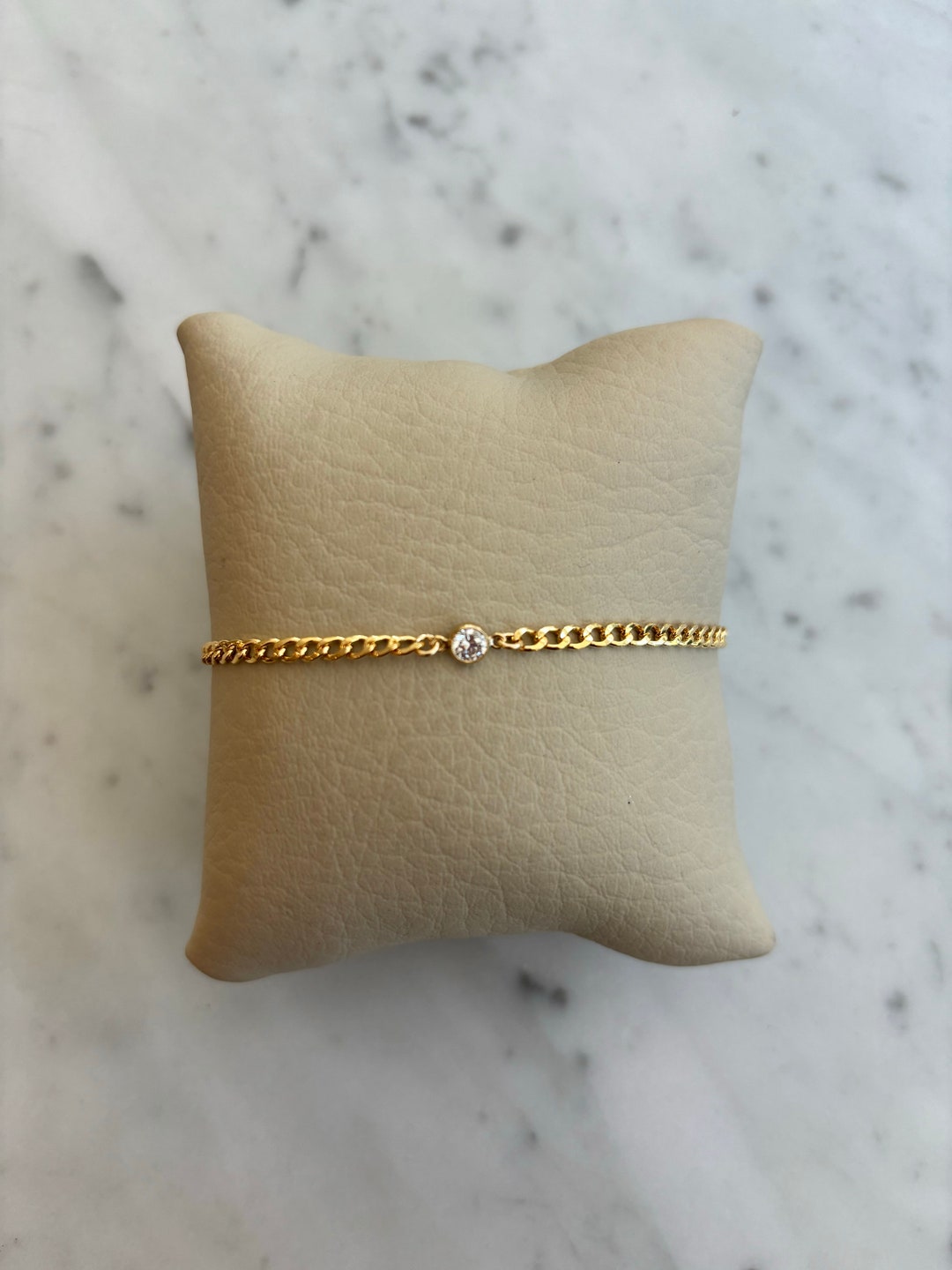 ISLA Gold Filled Cuban Link Bracelet Womens Gold Jewelry Everyday ...