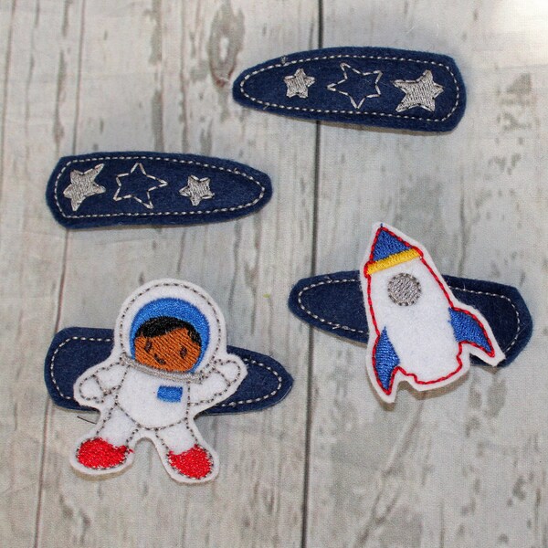 Space Hair Clip - Etsy