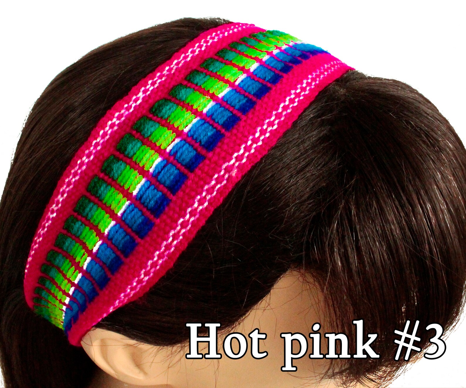 HOT PINK Peruvian Fabric Peruvian Trim Multicolor Ethnic | Etsy