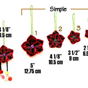 PERUVIAN Fabric Flower Pom Pom Keychain Pom Pom Bag Charm Keychain ...