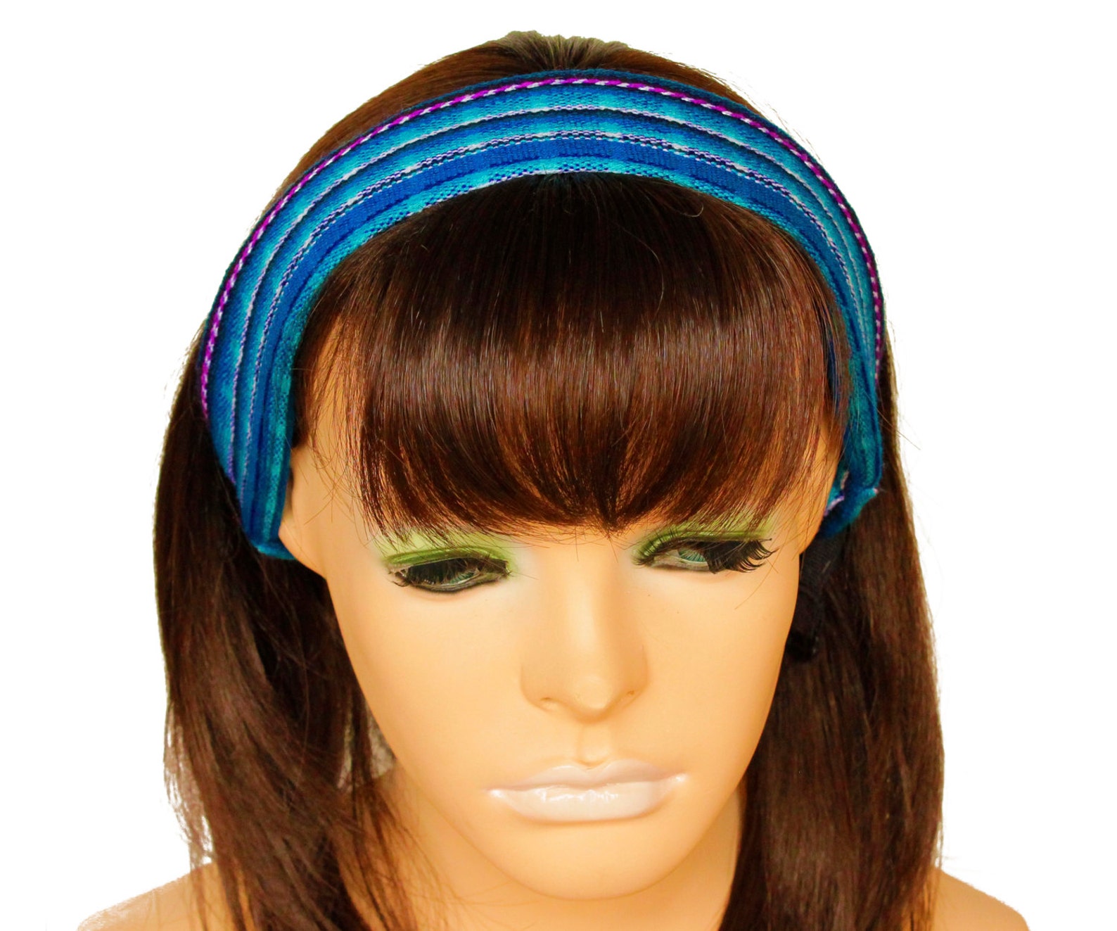 Blue Red / Turquoise Peruvian Fabric Peruvian Textile - Etsy