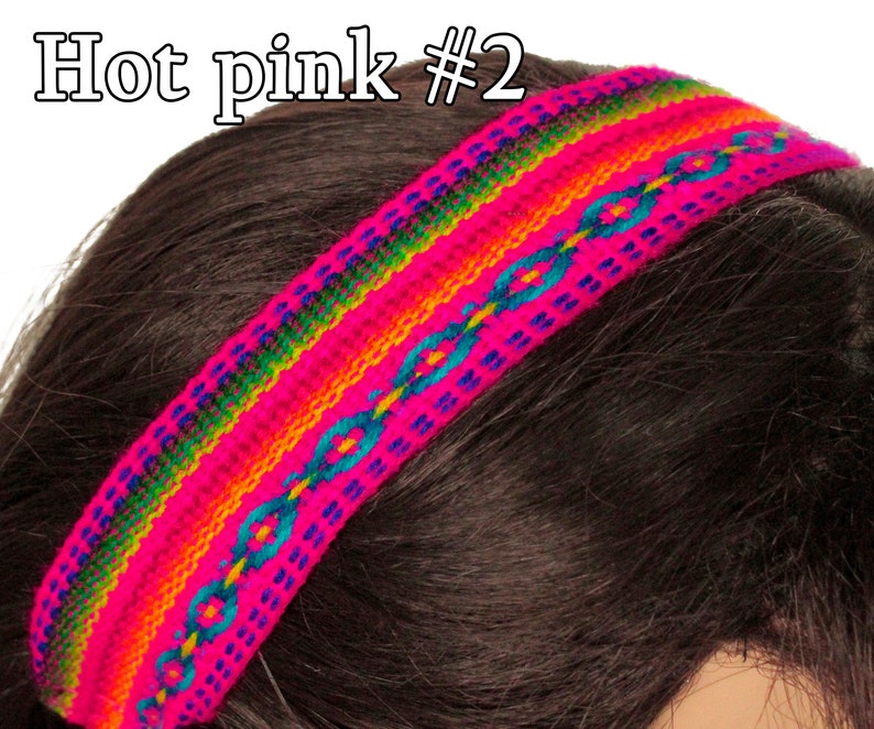 HOT PINK Peruvian Fabric Peruvian Trim Multicolor Ethnic - Etsy