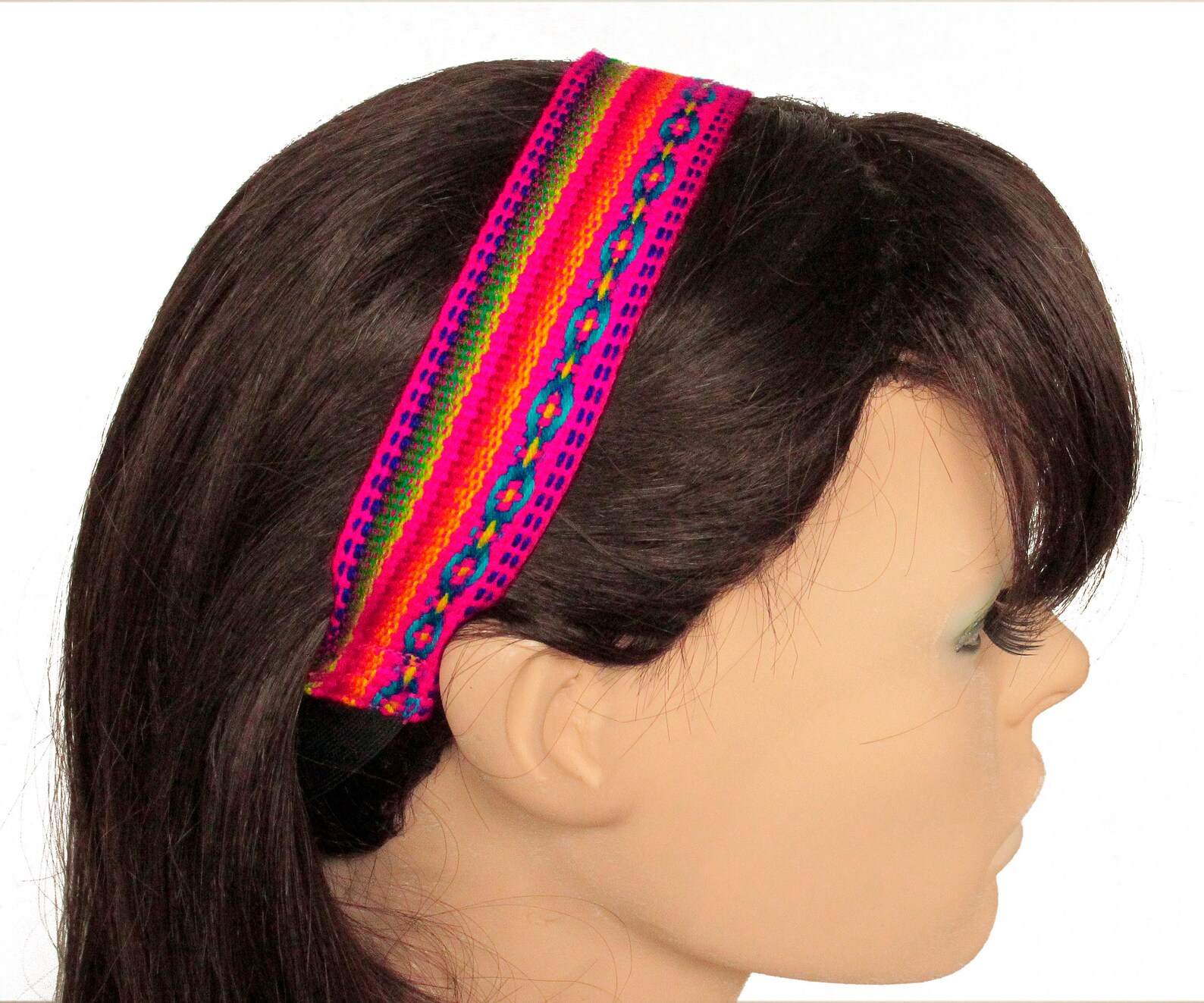 HOT PINK Peruvian Fabric Peruvian Trim Multicolor Ethnic | Etsy