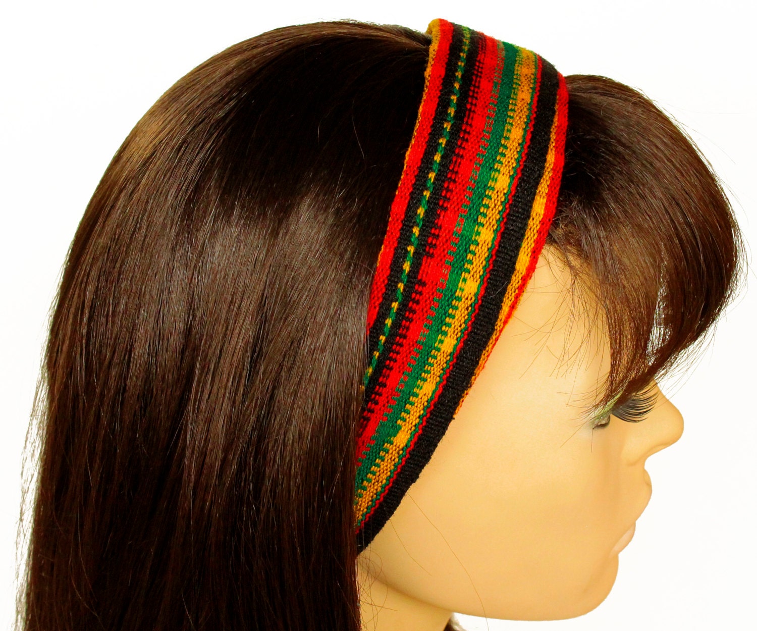 Rasta / Rainbow Color Peruvian Fabric, Peruvian Textile, Multicolor ...