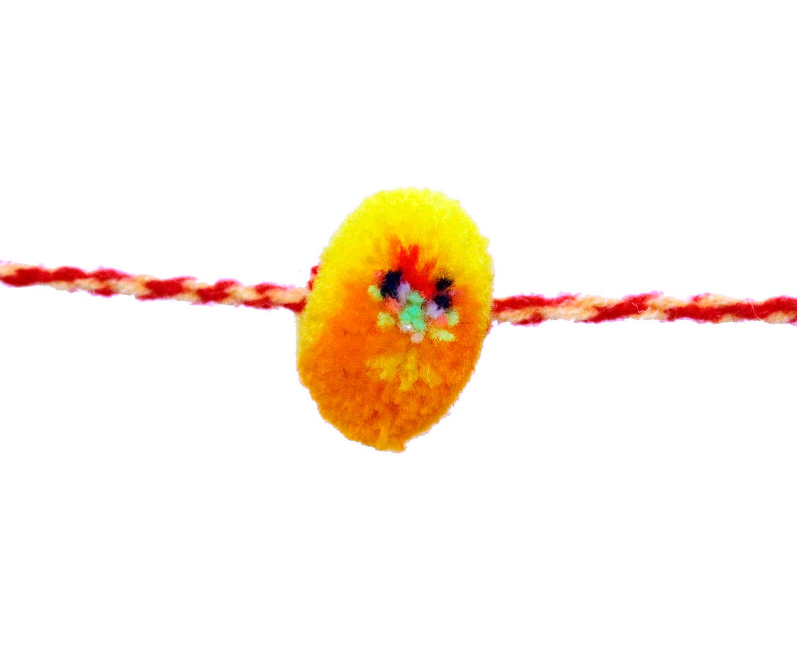 PERUVIAN Pom Pom Tassels Garland, Ethnic Garland, Pom Pom Banner, Multi ...