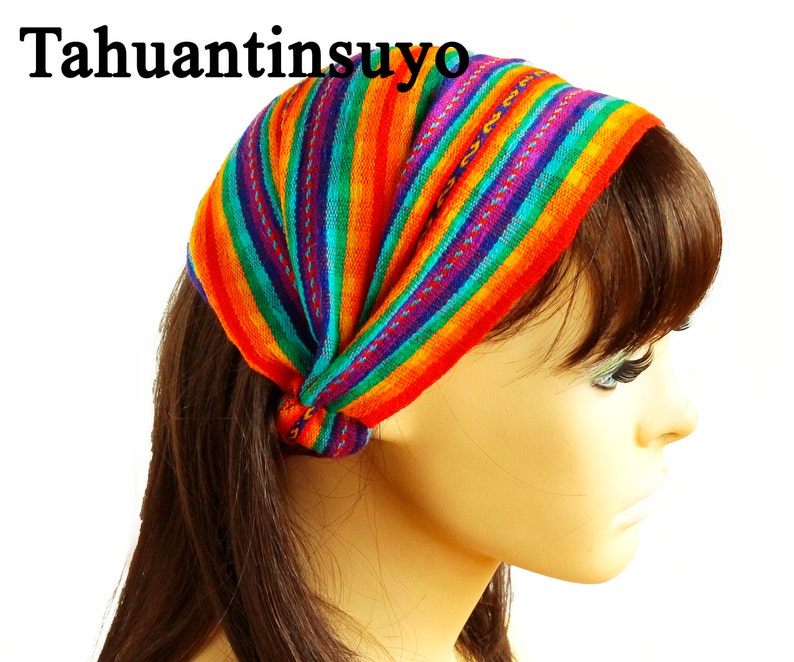 Vincha rasta Turbante boho bohemio vincha ancha de tela | Etsy