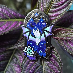 Gothic Nights Enamel Pins 2024 Edition, Bat Pins, Bat Enamel Pins ...