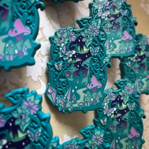 Into the Fae Wood Enamel Pins, Fae Enamel Pins, Fantasy Pins, Magic ...