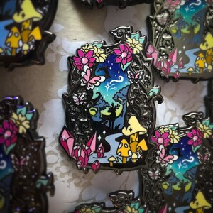 Into the Fae Wood Enamel Pins, Fae Enamel Pins, Fantasy Pins, Magic ...