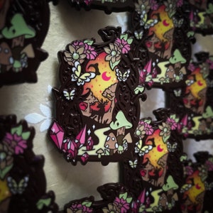 Into the Fae Wood Enamel Pins, Fae Enamel Pins, Fantasy Pins, Magic ...