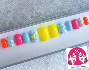 Fake nails for kids | Etsy