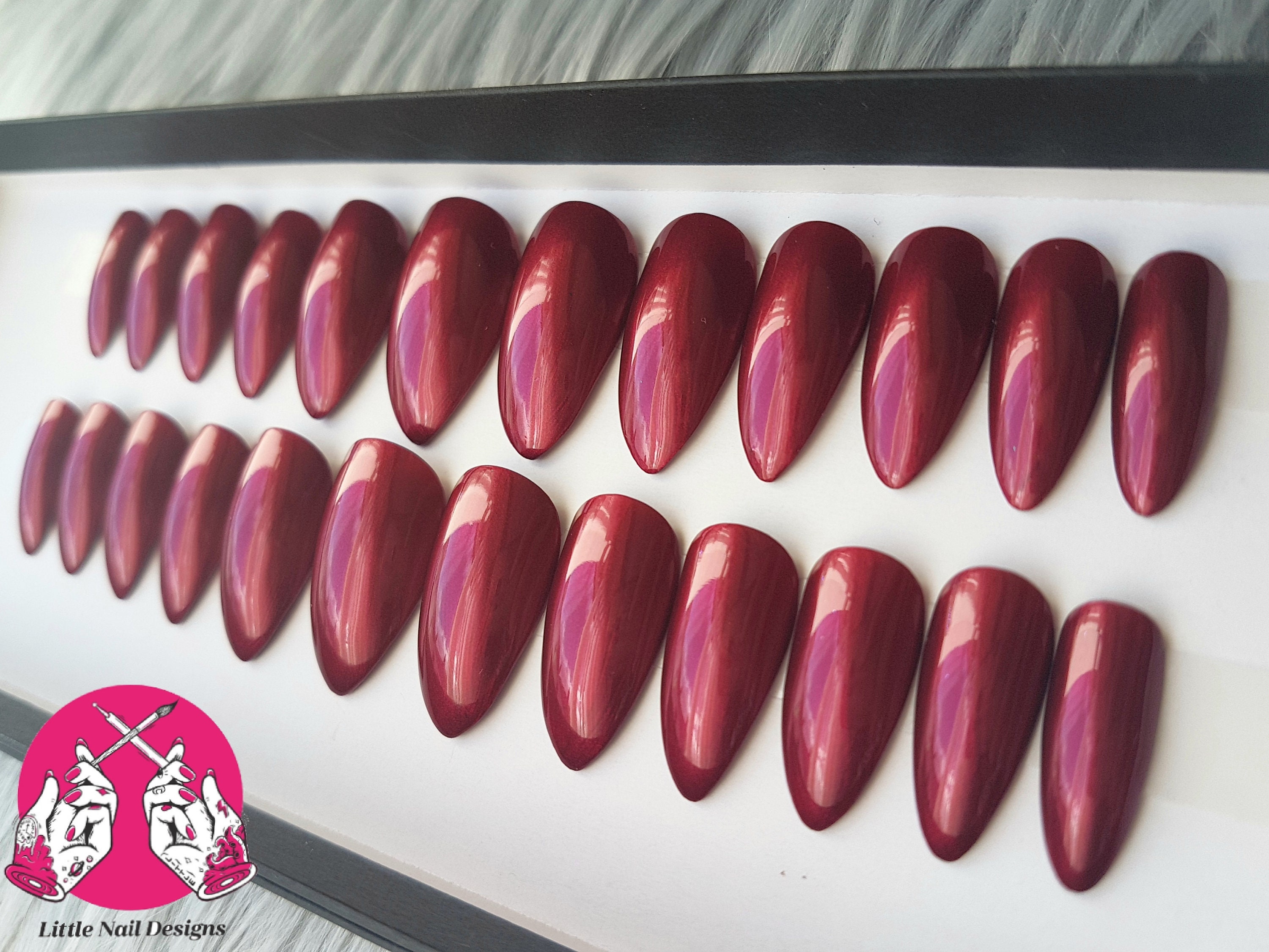 Plain Ruby Red | Garnet January Birthstone | Maroon | Burgundy False ...