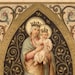 Our Lady of the Sacred Heart – Based on a Vintage French Holy Card ...
