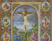 The Crucifixion from a Missal of Pope Innocent VIII | Etsy