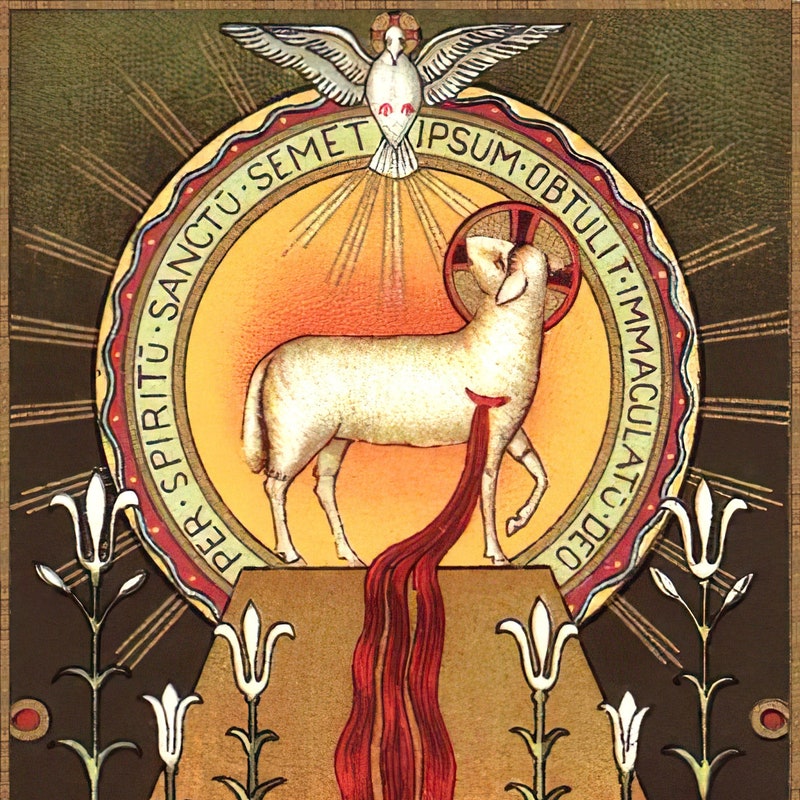 Antique Lamb - Etsy