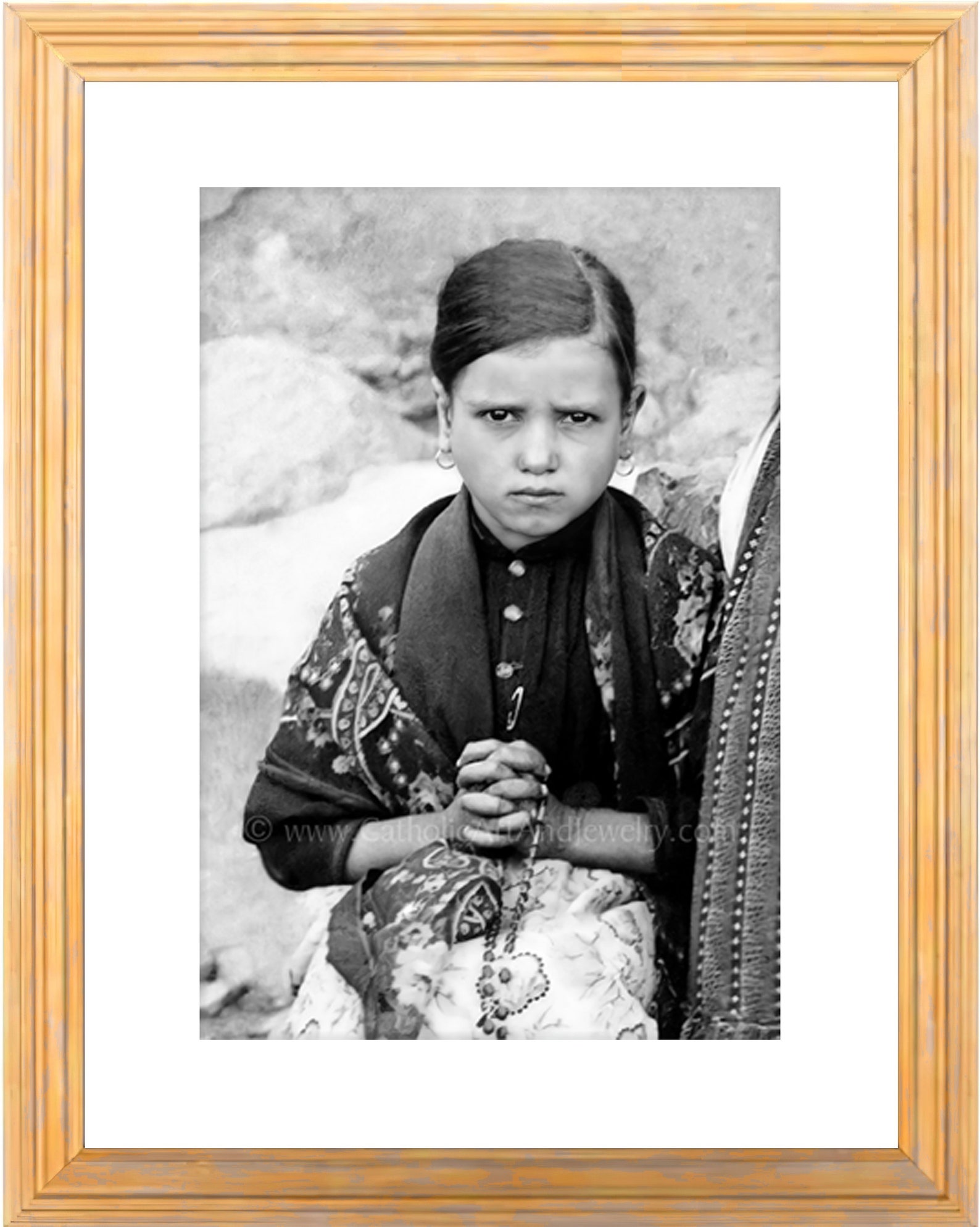 Exclusive! St. Jacinta of Fatima - Restored Photo - 3 Sizes - Vintage ...