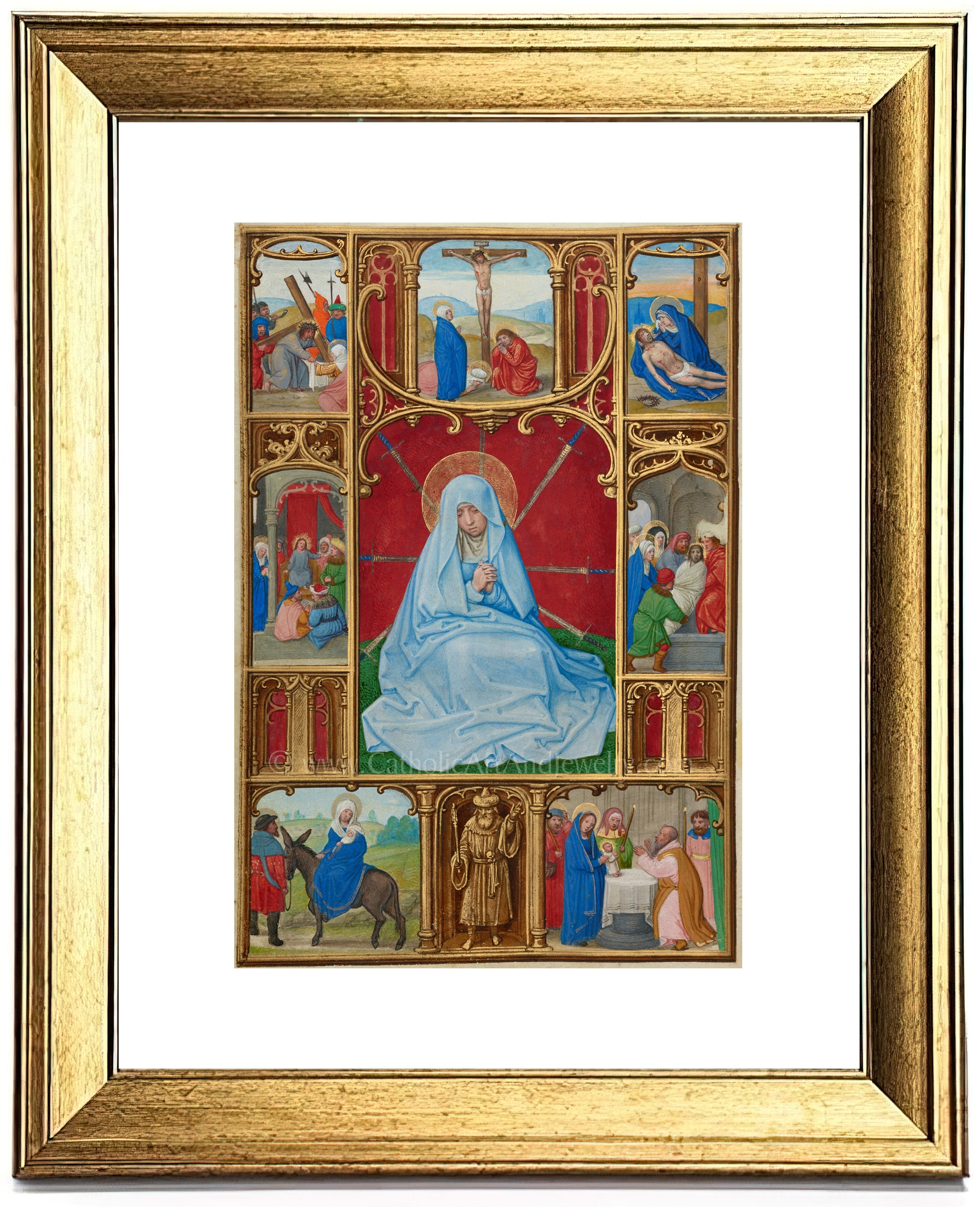 Seven Sorrows of Mary – Catholic Art Print - Etsy
