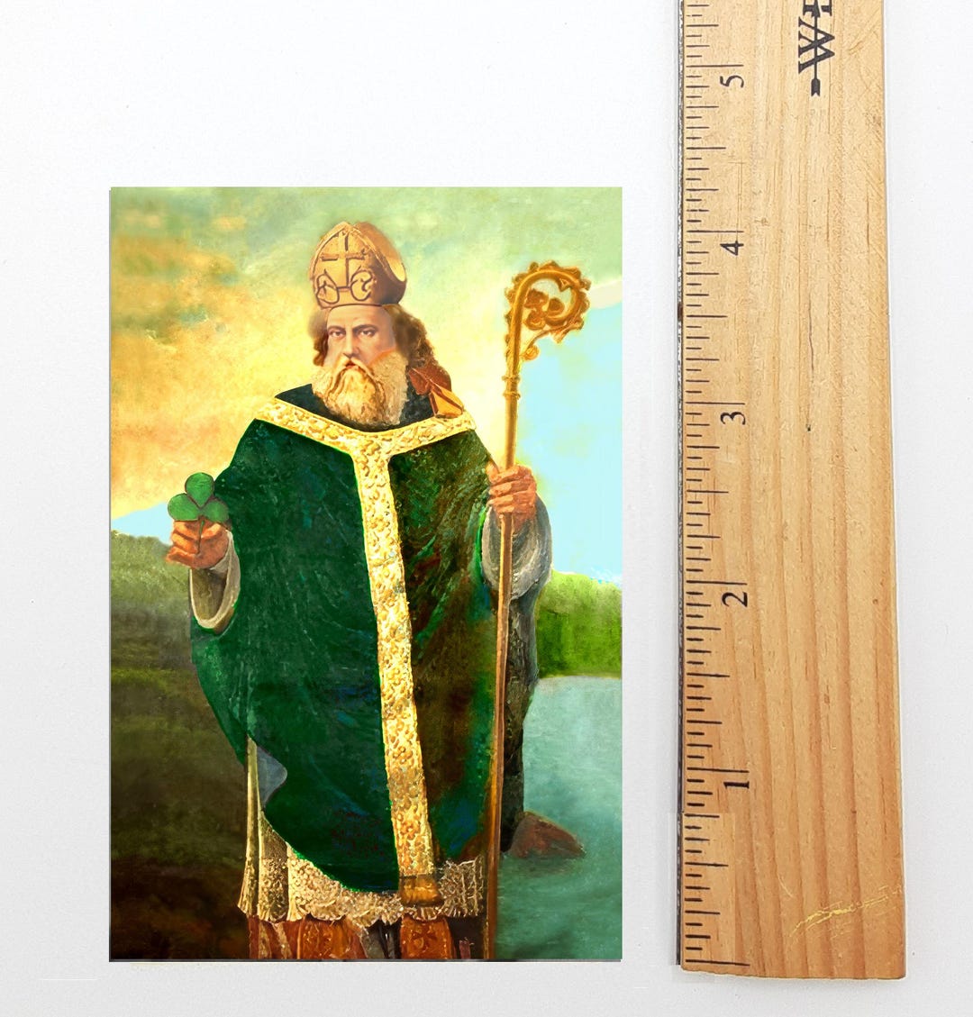 New! St. Patrick Holy Card – Based on a Vintage Holy Card – Pack of 10 ...