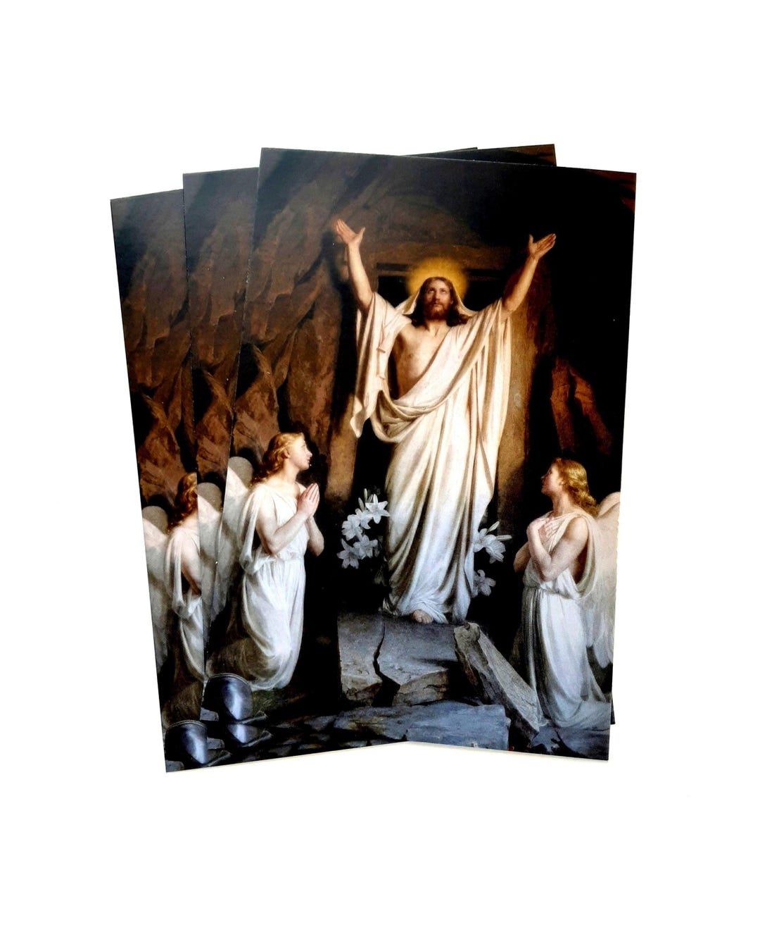 Resurrection Easter Postcard / 4x6 Holy Card – Pack of 3, 10, or 100 ...
