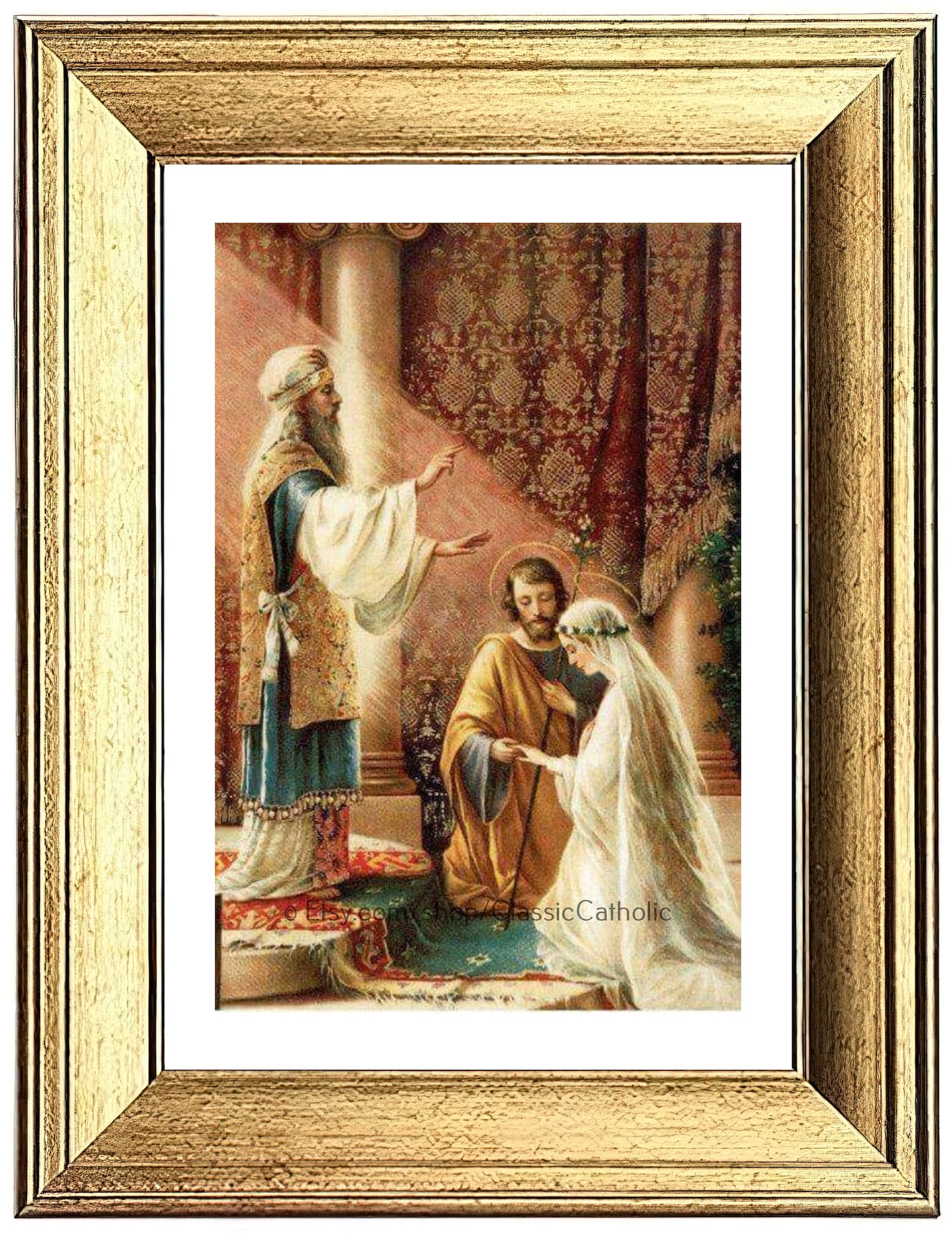Wedding of Joseph and Mary 5 Sizes Wedding Gift/anniversary Gift Based ...