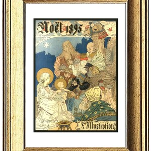 Noel 1895 – Adoration of the Magi, L'illustration Weekly – Maurice De ...