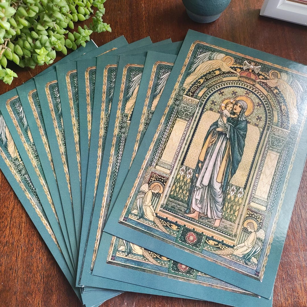 New! Labrousse Madonna and Child Postcard – 3 / 10 / 100 – Art Nouveau ...