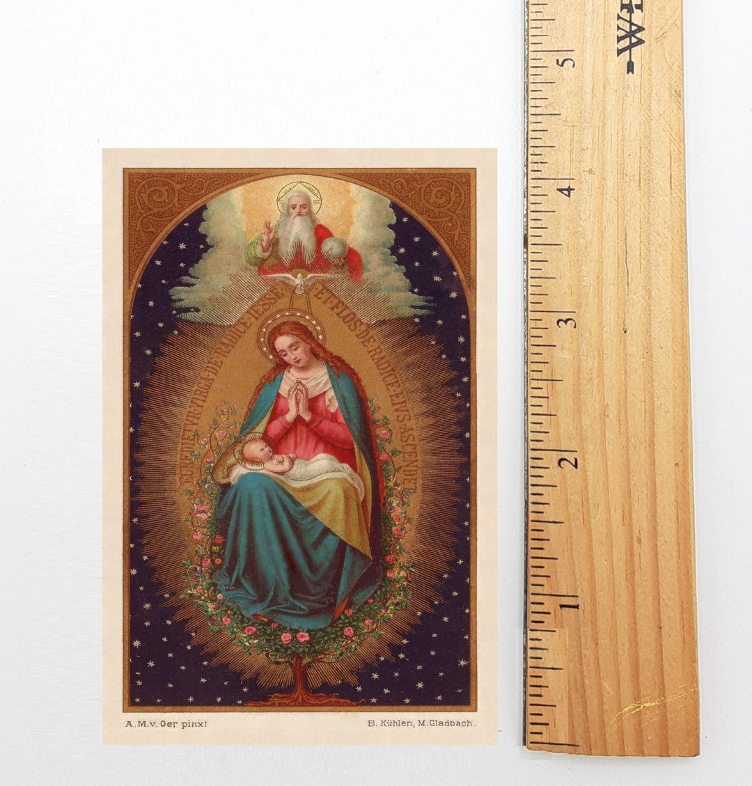 Holy Card – Tree of Jesse – Pack of 10/100/1000 – Restored Vintage Holy Card - Etsy