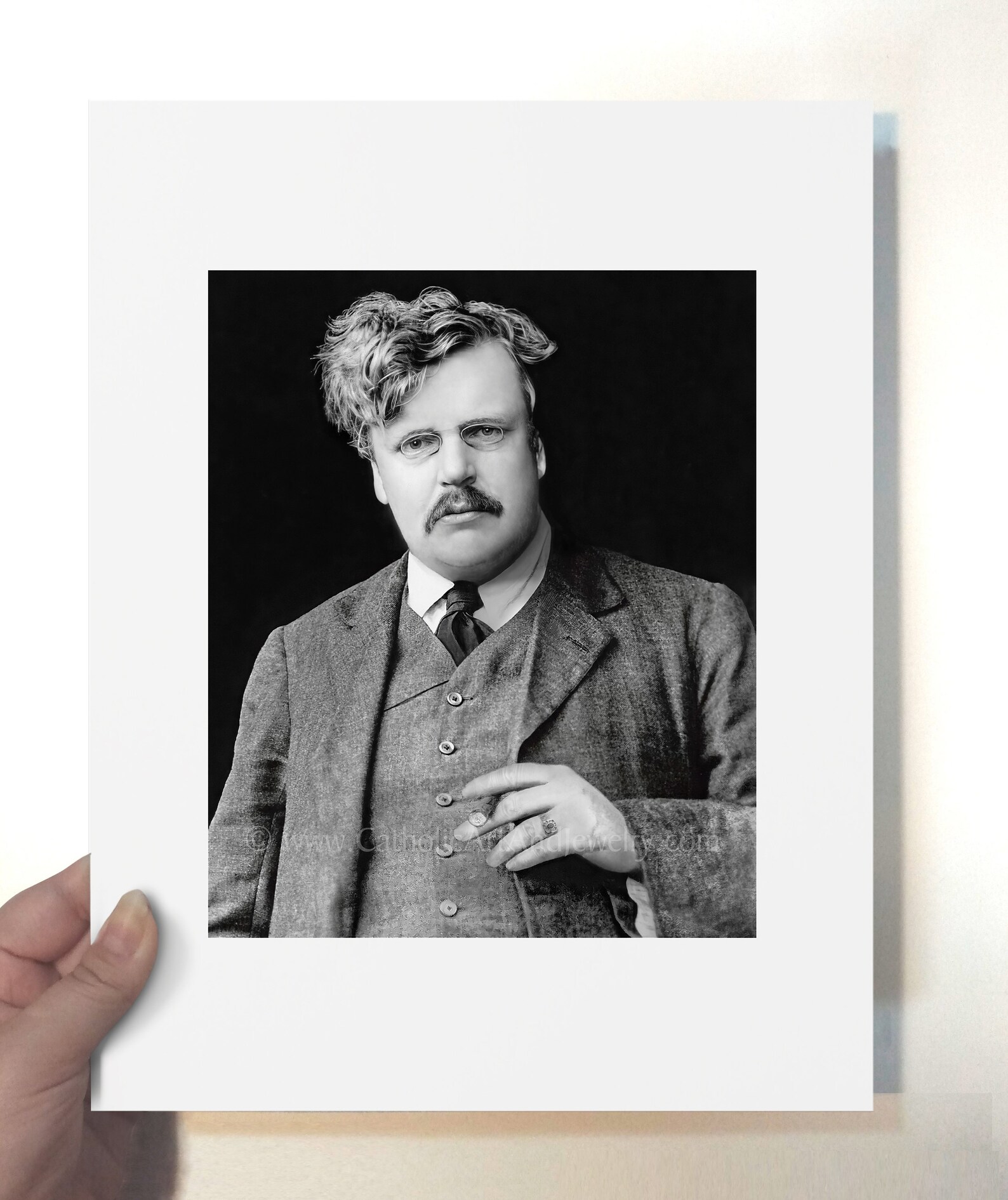 G. K. Chesterton Exclusive Photo Restoration 4 Sizes - Etsy