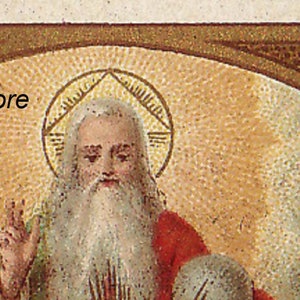 Tree of Jesse With Mary and Jesus – Based on a Vintage Holy Card ...