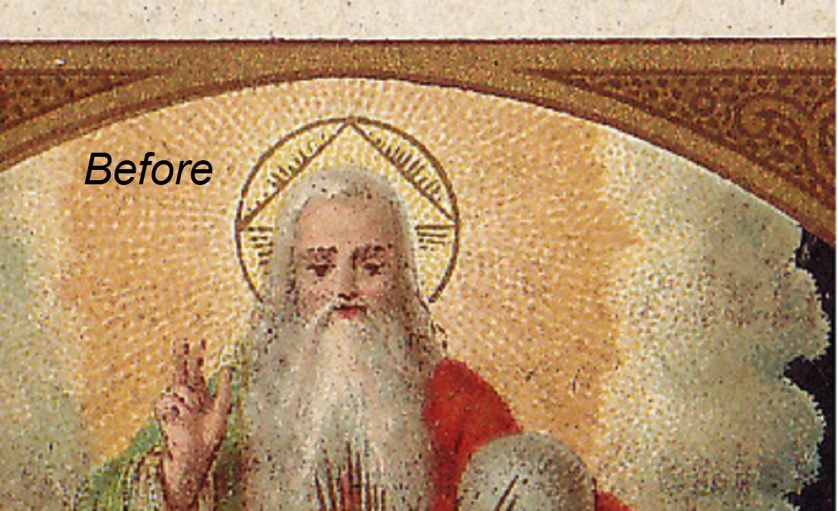 Tree of Jesse With Mary and Jesus – Based on a Vintage Holy Card ...