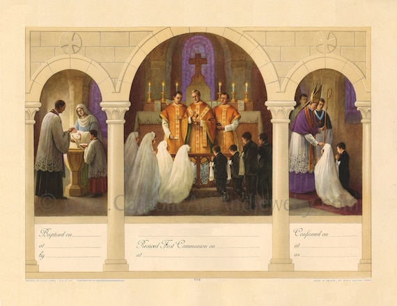 Catholic Baptism Communion Confirmation