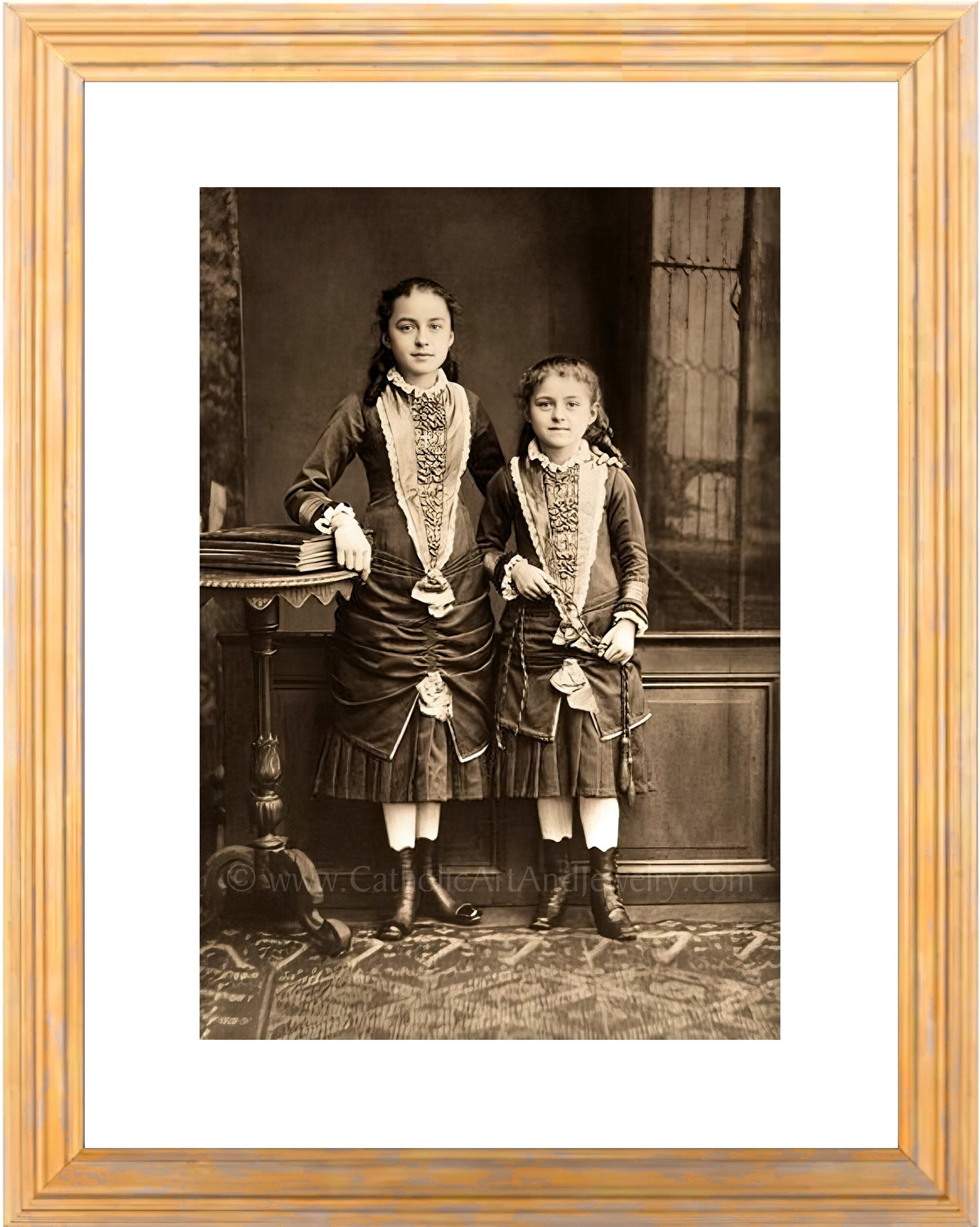St. Therese & Her Sister Celine Martin – Exclusive Photo Restoration ...