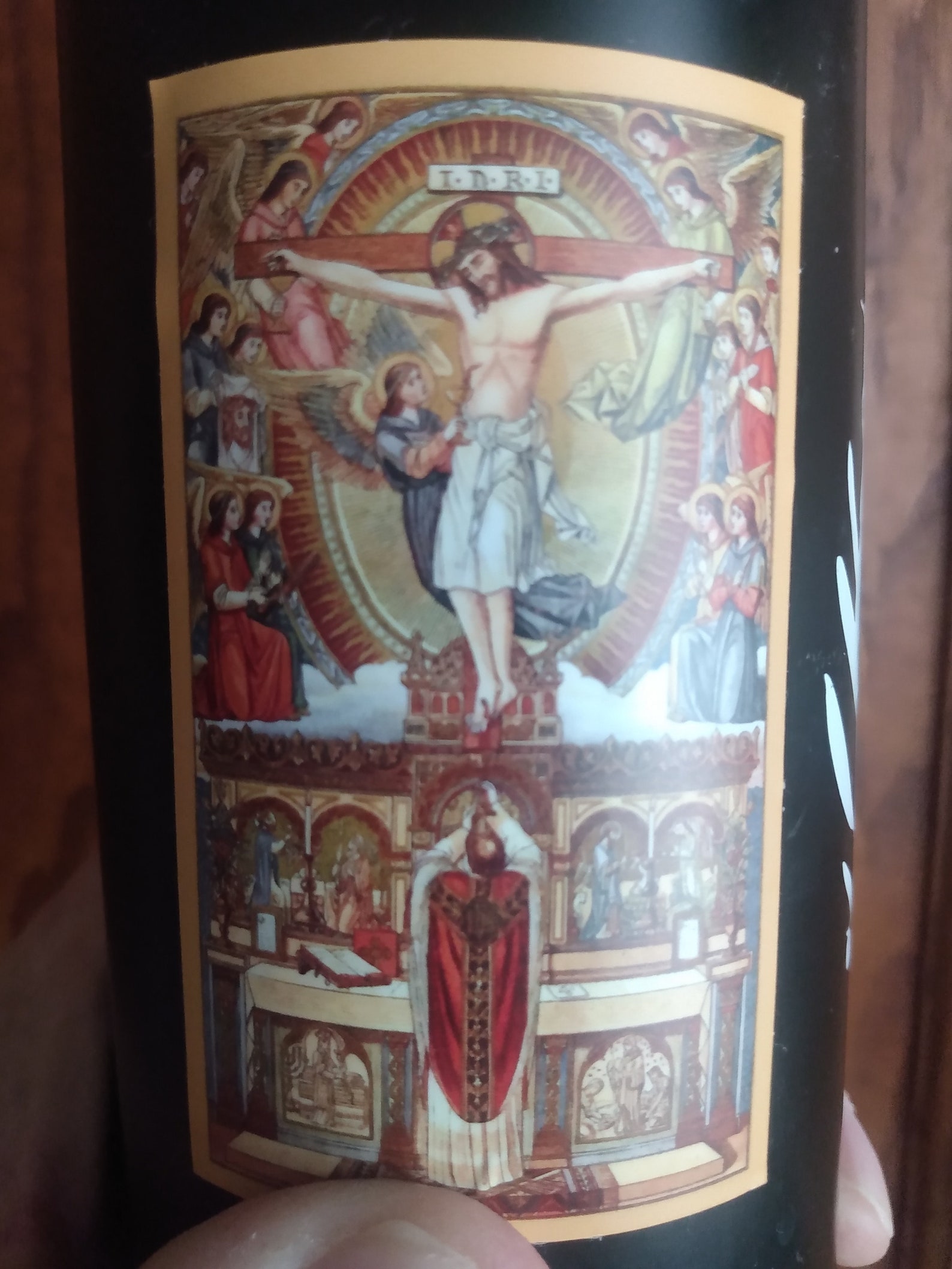 Holy Mass Sticker – Based on a Vintage German Holy Card – High Quality ...