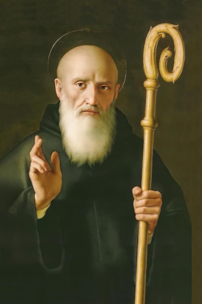 St. Benedict – Art From a Benedictine Abbey – Prayer by St Benedict ...