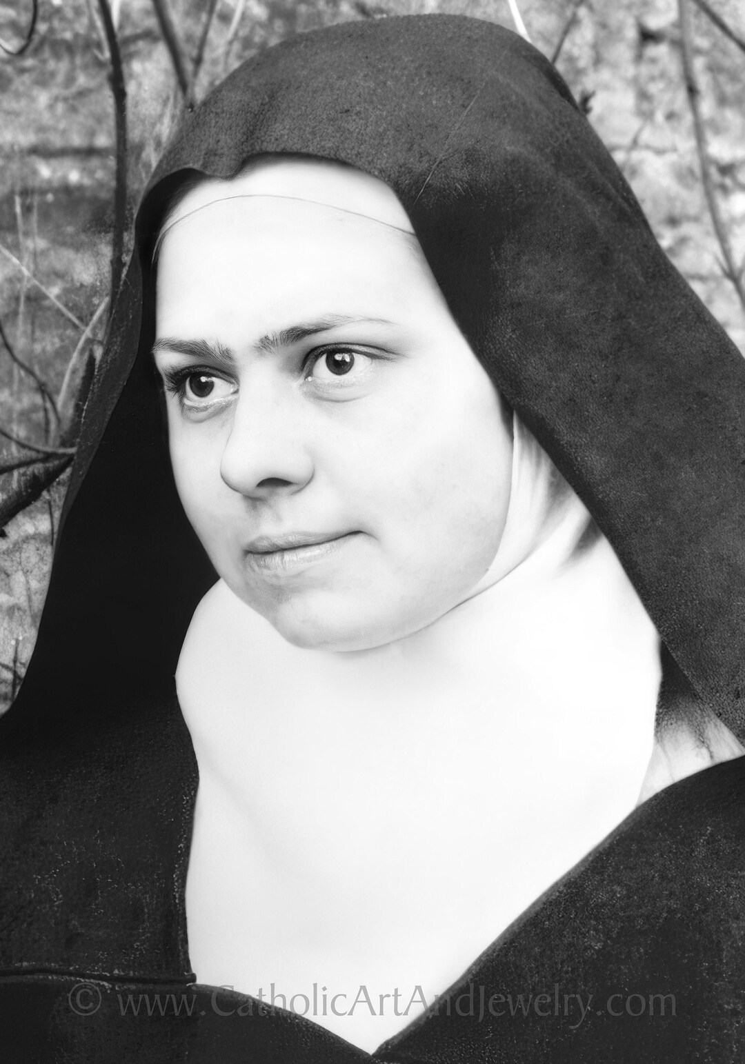 Saint Elizabeth of the Trinity – Restored Close-up – 3 Sizes – Catholic ...