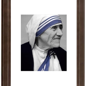 Mother Teresa – Exclusive Photo Restoration – St Teresa of Calcutta – Catholic Art Print ...