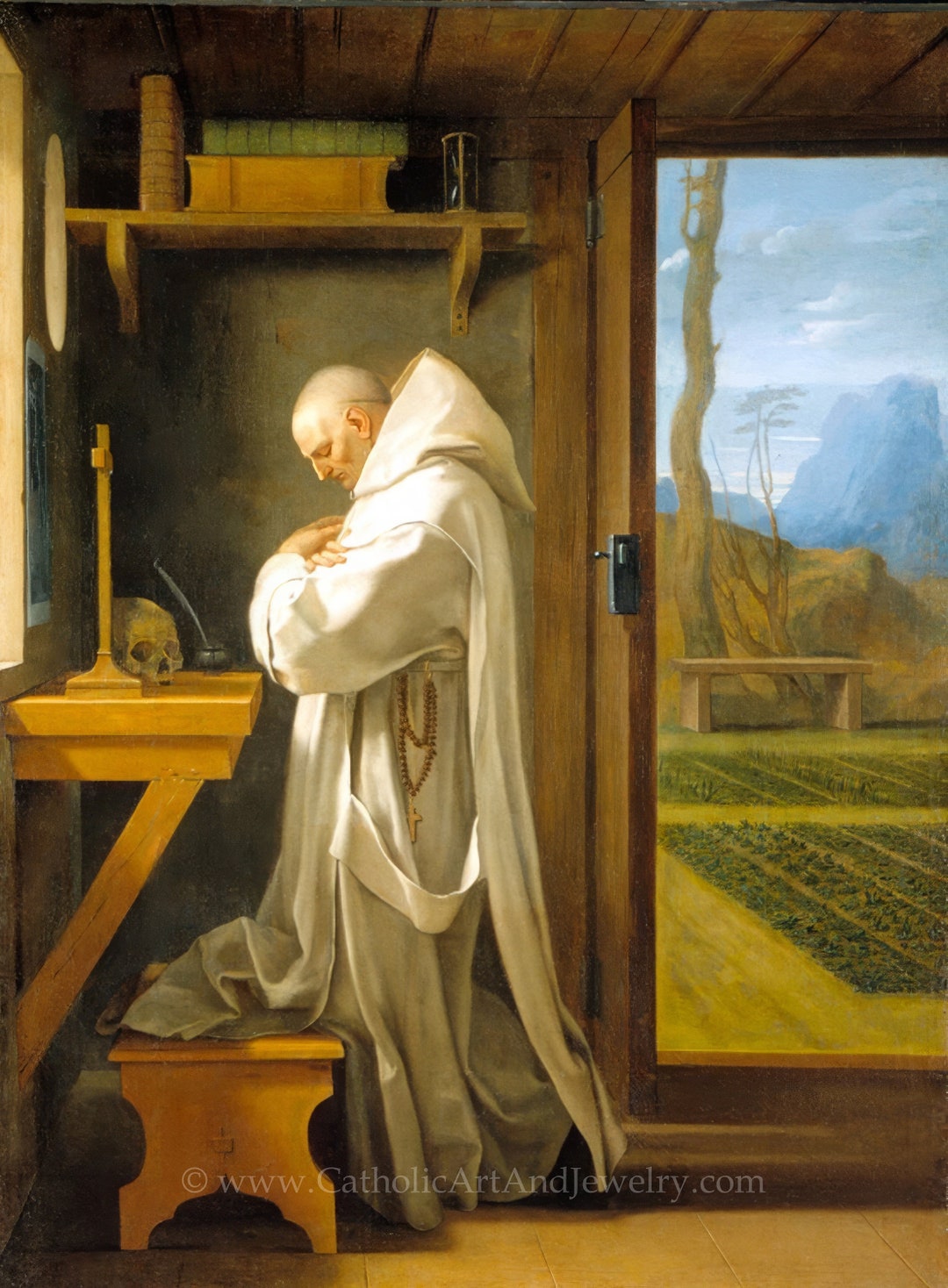 St. Bruno of Cologne – Founder of the Carthusian Order – Eustache Le ...