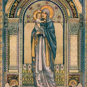 Madonna & Child Sticker – by Jeanne Antoinette Labrousse – High Quality ...