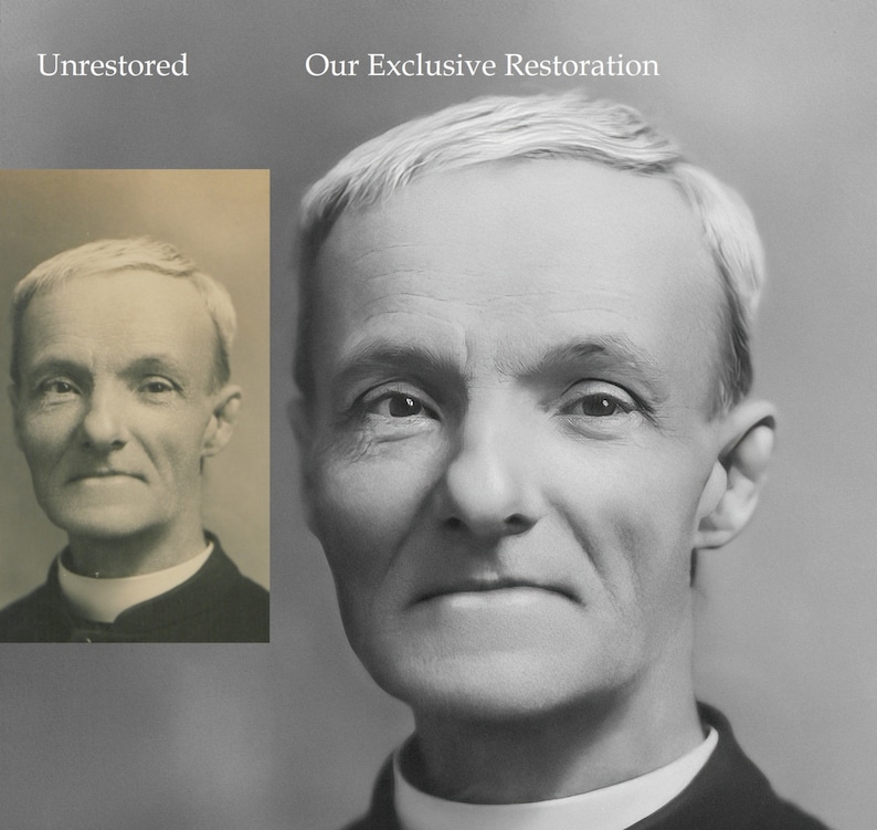 St. Brother Andre Vivid Restoration Exclusive Photo 3 - Etsy