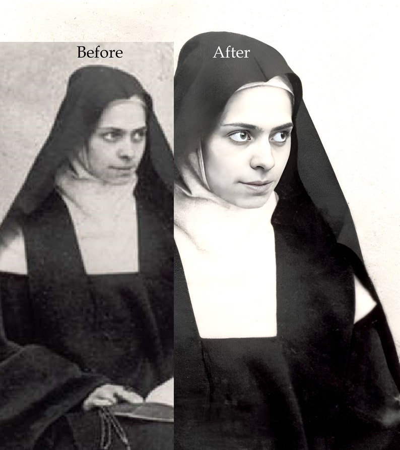 Saint Elizabeth of the Trinity – New! Restored Close-up – 3 Sizes ...