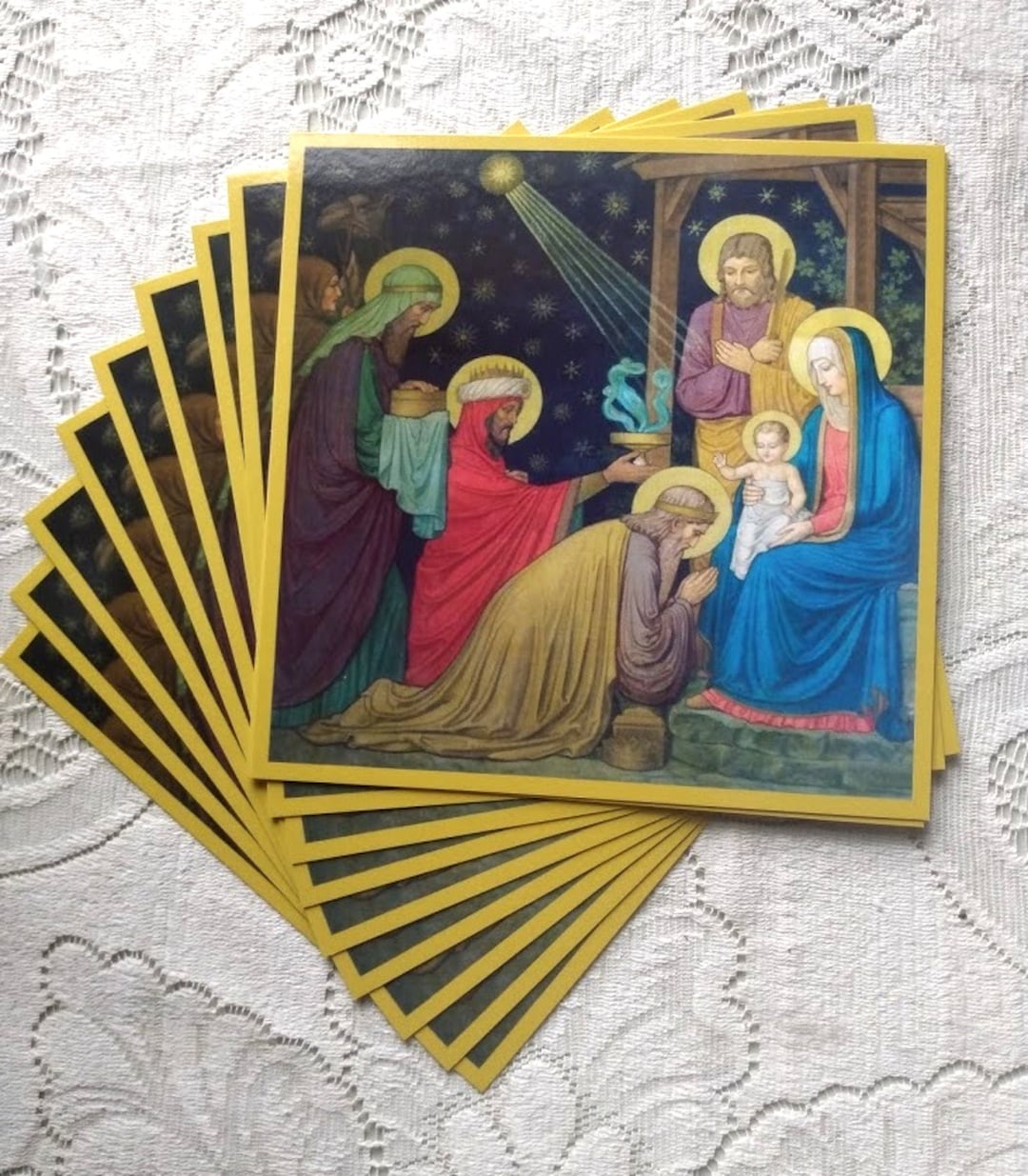 Unique Christmas Card – Painted by Benedictine Monks –religious ...