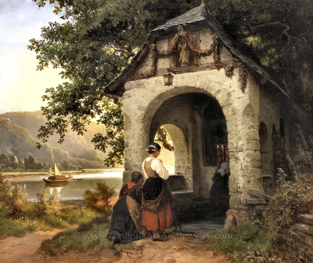 New! Chapel in the Countryside – "capelle an Der Mosel" – Carl ...