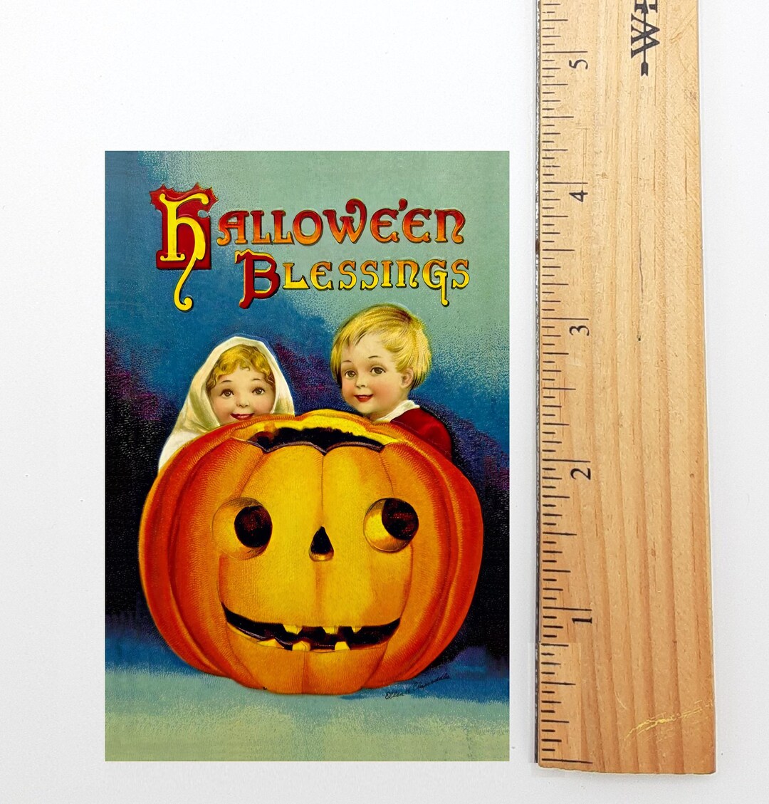 Halloween Blessings! – Catholic/christian Holy Card – All Hallows' Eve ...