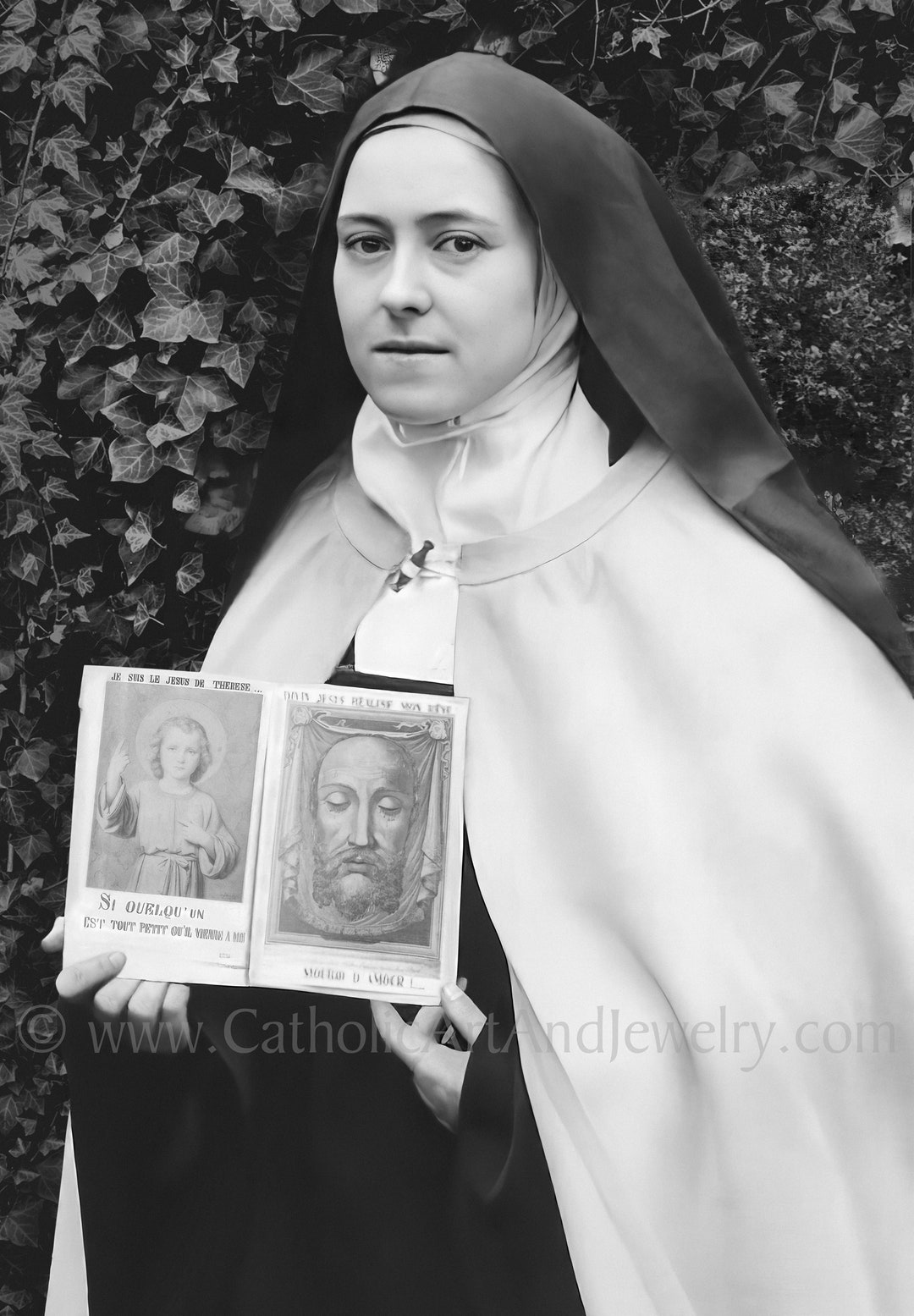 St. Therese of the Child Jesus and the Holy Face Exclusive - Etsy