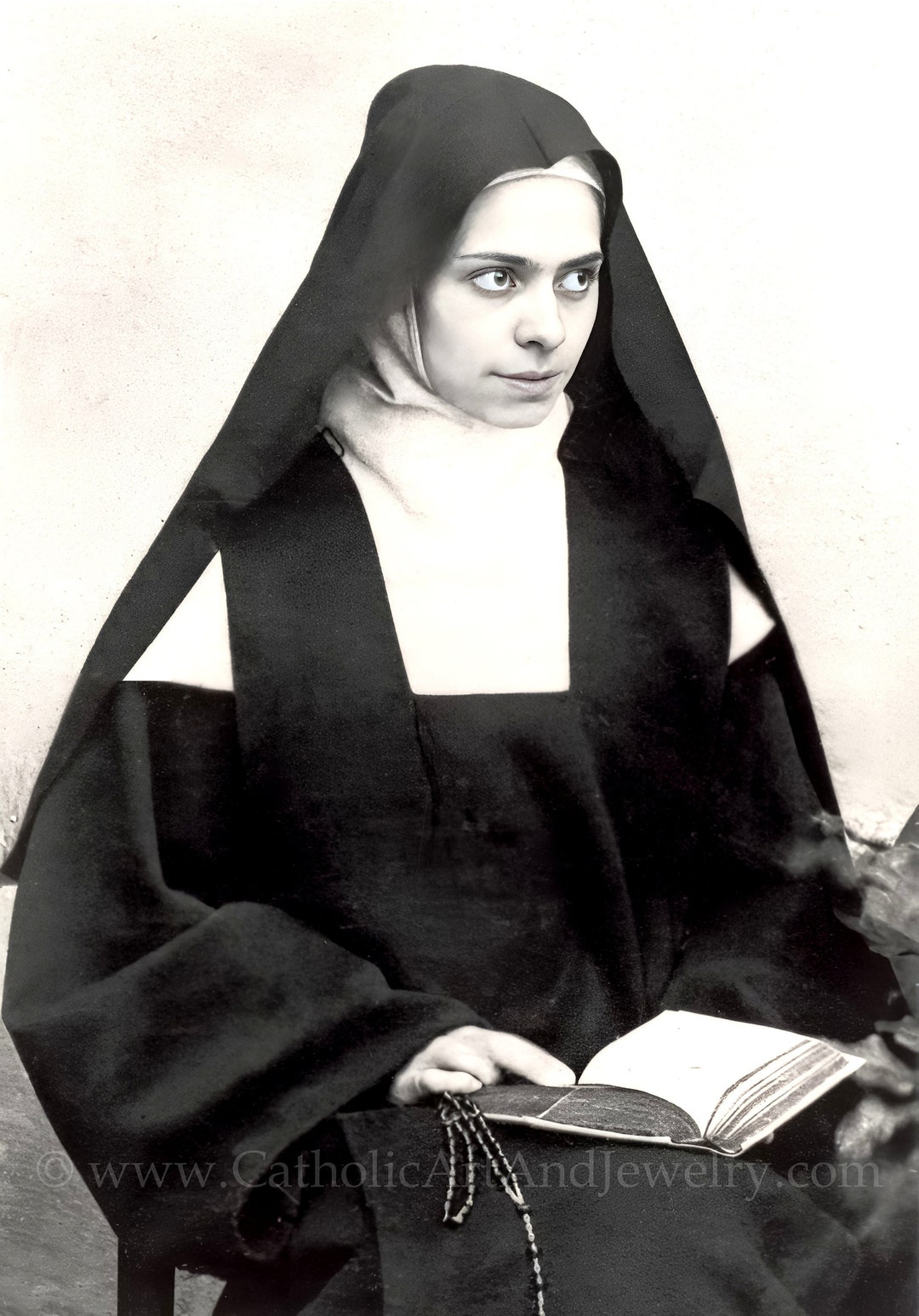 Saint Elizabeth of the Trinity – New! Restored Close-up – 3 Sizes ...