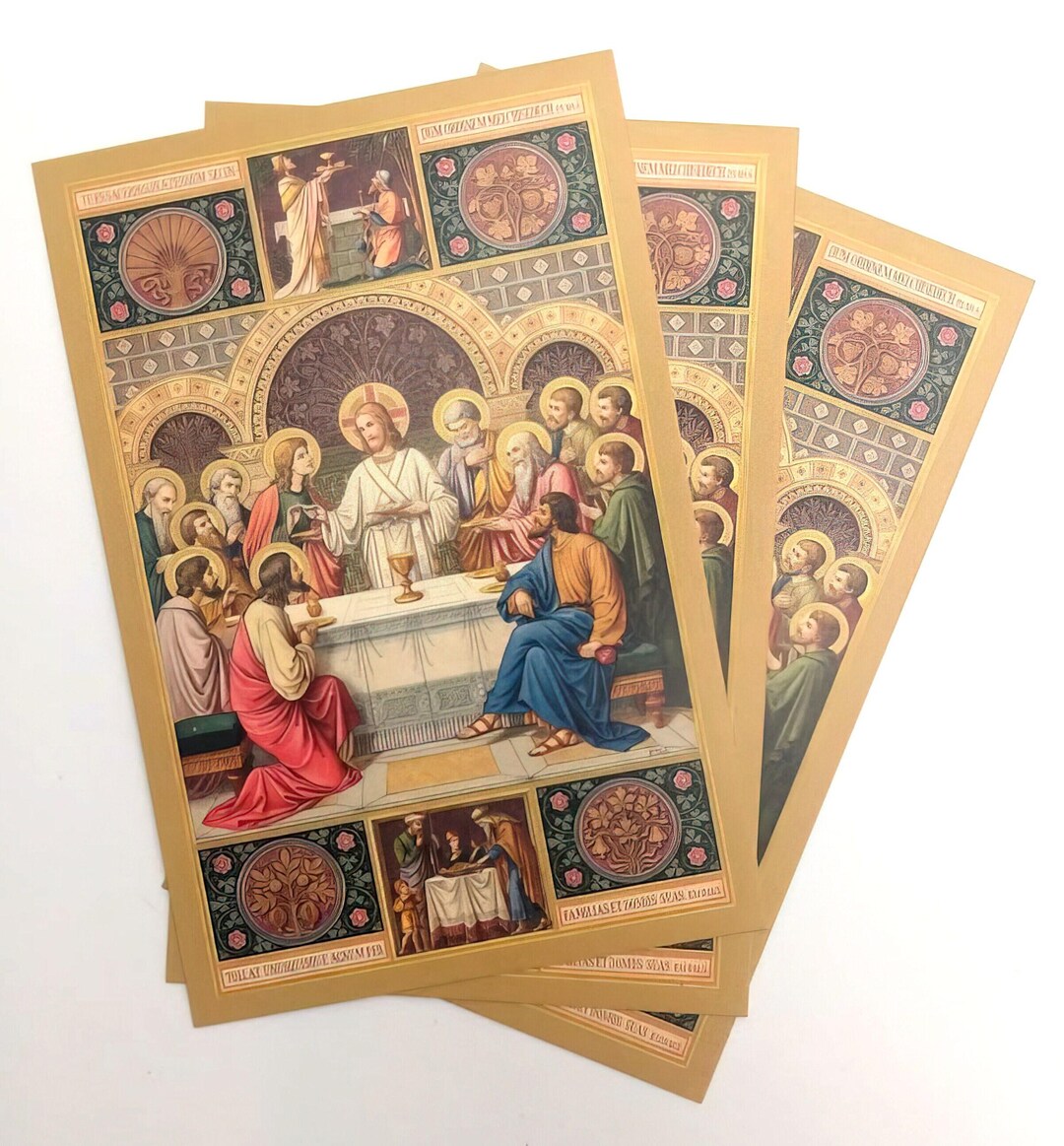 Last Supper Post Card – Pack of 3 or 10 or 100 – by Max Schmalzl, From ...