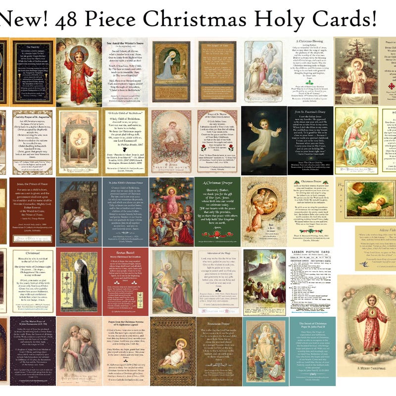 Religious Christmas Cards - Etsy